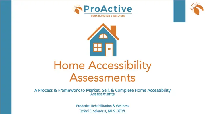 Marketing, Selling, & Delivering Home Accessibility Assessments in ...